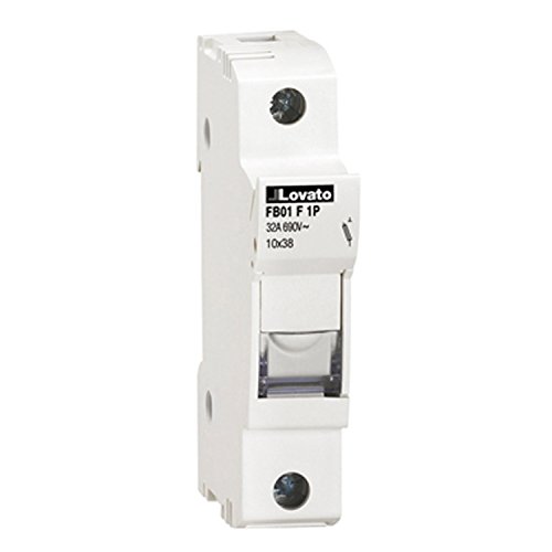 【中古】【未使用・未開封品】ASI AFB01F1P DIN Rail Mounted Midget Fuse Holder, 1 Pole, 10 x 38 mm, 13/32 Diameter x 1.5 Length, 18 to 8...