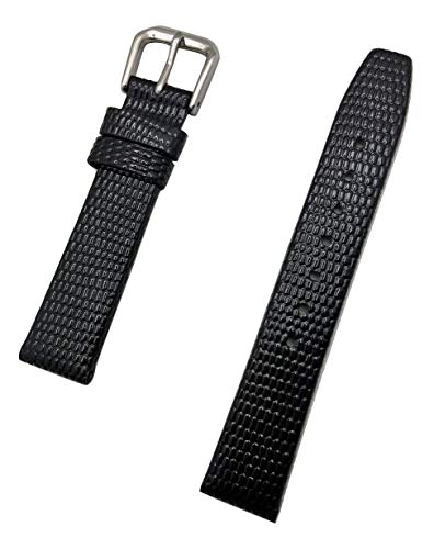 【中古】【未使用・未開封品】15?mmショート長、ラウンドLizard Grain、フラット、ブラックレザー腕時計バンド【メーカー名】【メーカー型番】【ブランド名】NewLife 時計バンド 【商品説明】15?mmショート長、ラウンドLiz...
