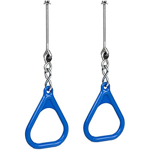 【中古】【未使用・未開封品】(Blue) - Trapeze Rings with Swing Hangers and SSS Logo Sticker【メーカー名】【メーカー型番】【ブランド名】Swing Set Stuff Inc. ジ...