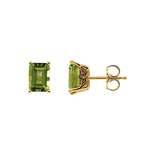 【中古】【未使用・未開封品】Black Bow Jewelry エメラルド 八角形 カット ペリドット スタッドピアス 14K イエローゴールド【メーカー名】【メーカー型番】【ブランド名】The Black Bow ピアス 【商品説明】Bl...