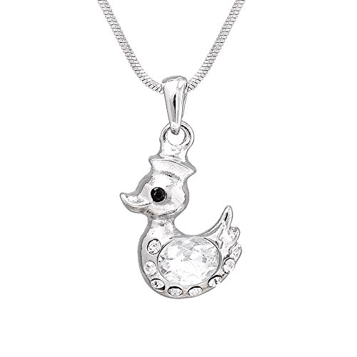 【中古】【未使用・未開封品】SpinningdaisyシルバーメッキクリスタルDuckネックレス【メーカー名】【メーカー型番】【ブランド名】SpinningDaisy 服＆ファッション小物, ネックレス 【商品説明】Spinningdais...