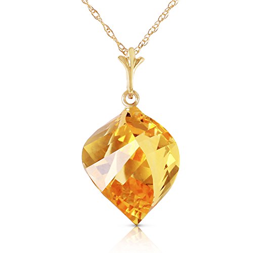 【中古】【未使用・未開封品】Galaxy Gold 14k 16インチ イエローゴールド ネックレス 天然ツイストブリオレットシトリンペンダント【メーカー名】【メーカー型番】【ブランド名】Galaxy Gold メンズ, ネックレス, 服＆...