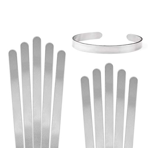 【中古】【未使用・未開封品】3/8 by 6 ImpressArt Soft Strike 14 Gauge Aluminum Bracelet Stamping Blanks---10 Blanks by ImpressArt【メーカー名...
