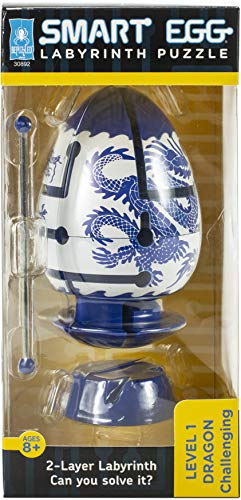 【中古】【未使用・未開封品】BLUE DRAGON 2-Layer Smart Egg Labyrinth Puzzle (Challenging) by Bepuzzled【メーカー名】【メーカー型番】【ブランド名】Bepuzzled 立...