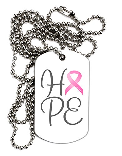 【中古】【未使用・未開封品】TooLoud Hope???Breast Cancer Awarenessリボン大人用犬タグチェーンネックレス【メーカー名】【メーカー型番】【ブランド名】TooLoud メンズ, ネックレス Tooloud: ...