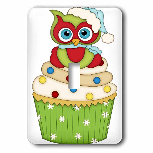 【中古】【未使用・未開封品】3drose LSP 217114?_ 1キュートクリスマスカップケーキwith Owl on Top Illustration Single切り替えスイッチ【メーカー名】【メーカー型番】【ブランド名】3dRos...