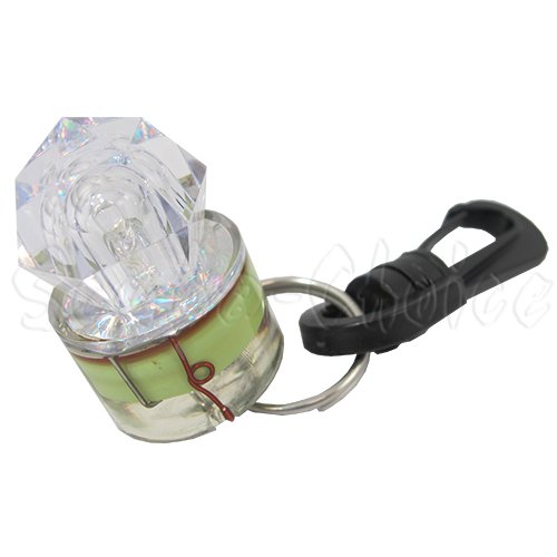 【中古】【未使用・未開封品】Scuba Choice Diamond Shape Water Activated Mini Safety LED Flash Light with Clip, White by Scuba Choice【メー...