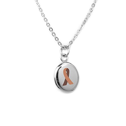 【中古】【未使用・未開封品】MyIDDrカスタム彫刻ブラウンColon Cancer Awarenessネックレス???316lスチール ブラウン【メーカー名】【メーカー型番】【ブランド名】My Identity Doctor 服＆ファッシ...