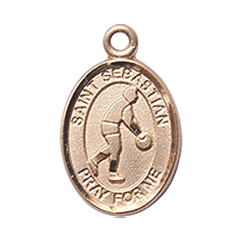 【中古】【未使用・未開封品】F A Dumont 14kt ゴールド 聖セバスチャン/バスケットボールメダルアスリート/兵士の守護聖人【メーカー名】【メーカー型番】【ブランド名】F A Dumont ネックレス・ペンダント, ネックレス 【...