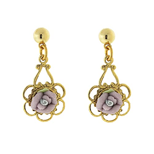 【中古】【未使用・未開封品】1928 Jewelry 磁器ローズドロップイヤリング, X-Small, 金属, 宝石なし。【メーカー名】【メーカー型番】【ブランド名】1928 Jewelry ピアス 【商品説明】1928 Jewelry 磁...