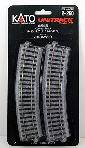 【中古】【未使用・未開封品】Kato 2-260 HO Unitrack 16.875 半径カーブ 4ピース【メーカー名】【メーカー型番】【ブランド名】Unitrack おもちゃ_2column, Toys - AmazonGlobal f...