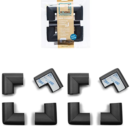 【中古】【未使用・未開封品】Roving Cove? 8-Piece Safe Corner? Cushion - PRE-TAPED CORNERS; - ONYX; Premium Childproofing Corner Guard;...