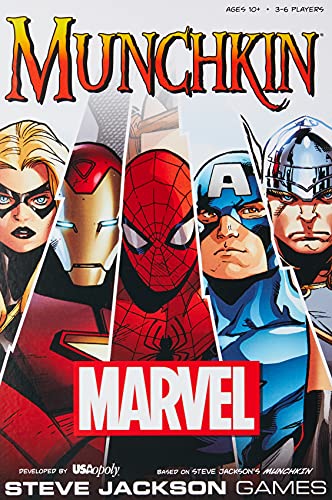【中古】【未使用・未開封品】Munchkin Marvel Edition【メーカー名】【メーカー型番】【ブランド名】ユーエスエオポリー(Usaopoly) カテゴリー別, MARVEL, おもちゃ_2column, Toys - Amaz...