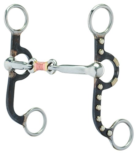 【中古】【未使用・未開封品】WeaverレザーProfessional Argentineビットwith 5?" Sweet Iron Copper Wire Wrapped Dogbone口、ドイツシルバートリム【メーカー名】【メーカー型...