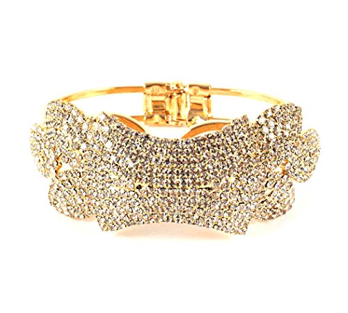 【中古】【未使用・未開封品】Janefashions ClassyブライダルオーストリアクリスタルバングルブレスレットカフゴールドGPウェディングプロムb12118g【メーカー名】【メーカー型番】【ブランド名】Janefashions バン...