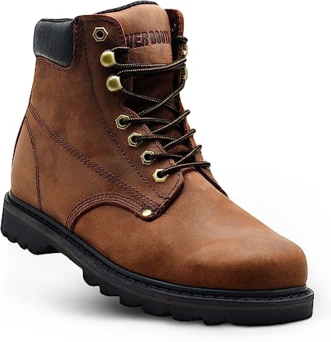 【中古】【未使用・未開封品】EVER BOOTS"Tank" メンズ ソフトトゥ オイル フルグレイン レザー ワークブーツ 構造 ラバーソール, ダークブラウン, 11【メーカー名】【メーカー型番】【ブランド名】EVER BOOTS 安全...
