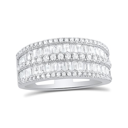 【中古】【未使用・未開封品】スターリングシルバーシミュレートダイヤモンドリングバゲットカット文(サイズ4???9?)【メーカー名】【メーカー型番】【ブランド名】SilverCloseOut リング 【商品説明】スターリングシルバーシミュレー...