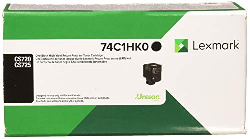 【中古】【未使用・未開封品】Lexmark - High Yield - black - original - toner cartridge LCCP, LRP - for Lexmark CS720de, CS720dte, CS725...