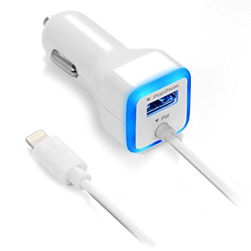 【中古】【未使用・未開封品】iPhone Car Charger, [Apple MFI Certified] Lighting Car Charger for iPhone 6S / 6S Plus, 6, 6 Plus, SE, 5, ...