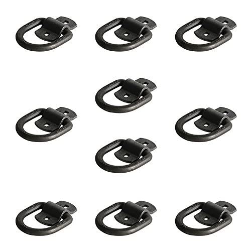 【中古】【未使用・未開封品】DC Cargo Mall 10個パック 直径1/2インチ グレー Dリング荷物タイダウンアンカー トラックの荷台とトレーラー用 ボルトオンマウントブラケットクリップ付き【メーカー名】【メーカー型番】【ブランド名...