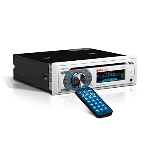 【中古】【未使用・未開封品】Boss Audio MR508UABW Single-DIN Marine CD/MP3/USB/SD Stereo Receiver with Front Aux Remote【メーカー名】【メーカー型番】【...
