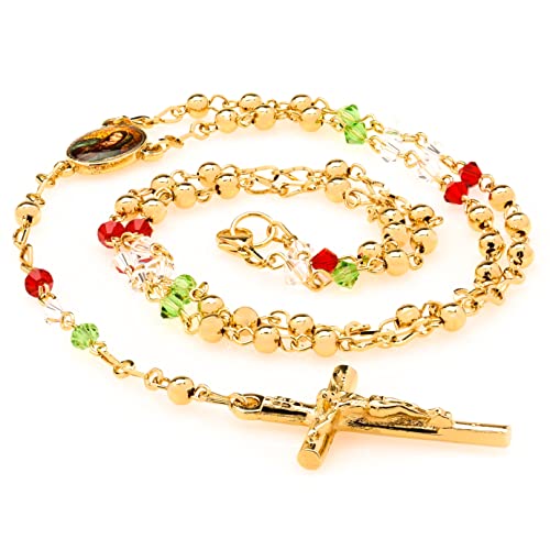 【中古】【未使用・未開封品】LIFETIME JEWELRY ロザリオネックレス カラフルな祈りのビーズ 24K 純金メッキ【メーカー名】【メーカー型番】【ブランド名】LIFETIME JEWELRY メンズ, ラリエット 【商品説明】LI...