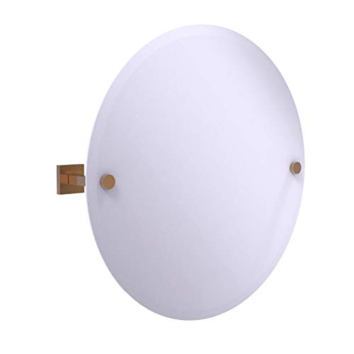 【中古】【未使用・未開封品】allld| # Allied真鍮mt-90-bbr MonteroコレクションContemporaryフレームレスラウンド角度調整ミラーwith Beveled Edge、【メーカー名】【メーカー型番】【ブラン...