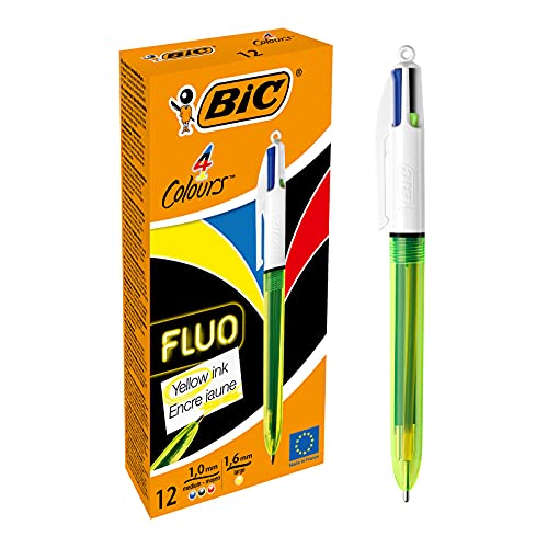 【中古】【未使用・未開封品】C/12 BOLIGRAFOS BIC 4 COLORES FLUO MEDIUM【メーカー名】【メーカー型番】【ブランド名】Bicジャパン 蛍光, 蛍光, パントリー_筆記具_ペン, パントリー_筆記具_マーカ...