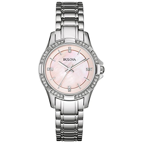 【中古】【未使用・未開封品】Bulova 96L206 クリスタルマザーオブパールダイヤルブレスレットウォッチ レディース【メーカー名】【メーカー型番】【ブランド名】Bulova(ブローバ) 腕時計, 服＆ファッション小物, レディース腕時...