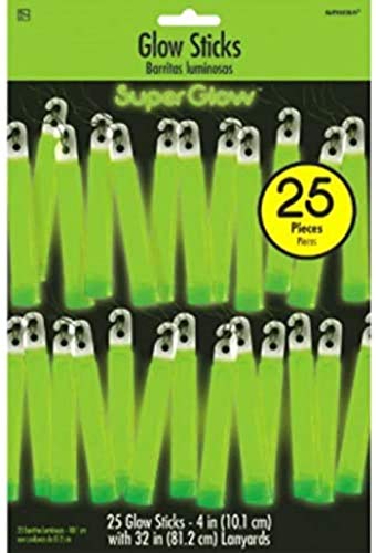 【中古】【未使用・未開封品】(10cm, green) - Flying Colours Graduation Party Glow Stick Mega Value Pack, 25 Pieces, Made from Plastic, ...