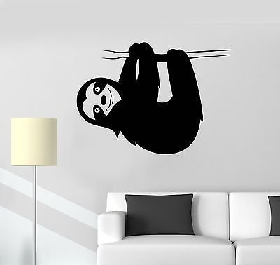 【中古】【未使用・未開封品】Vinyl Decal Sloth Funny Animal Children's Room Nursery Wall Stickers VS453 by V-studios【メーカー名】【メーカー型番】【ブラン...