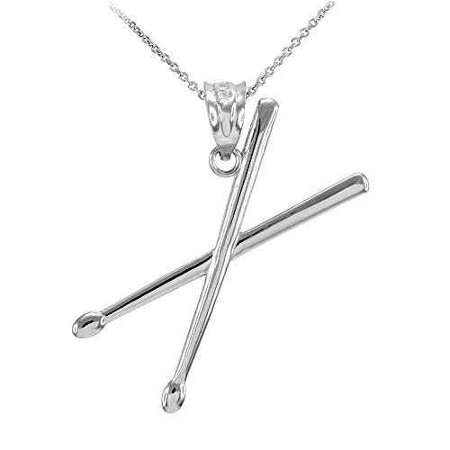 【中古】【未使用・未開封品】925スターリングシルバー3d Drum Sticks音楽チャームペンダントネックレス シルバー【メーカー名】【メーカー型番】【ブランド名】Music Jewelry ネックレス 【商品説明】925スターリングシ...