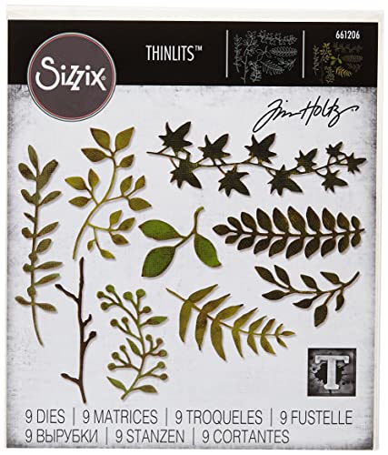 【中古】【未使用・未開封品】Sizzix 661206 Thinlits Die Set, Garden Greens by Tim Holtz (9-Pack), by Sizzix【メーカー名】【メーカー型番】【ブランド名】Sizzix...