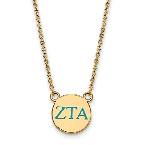 【中古】【未使用・未開封品】GP Zeta Tau Alpha Extra Smallエナメルペンダント18インチチェーン付き【メーカー名】【メーカー型番】【ブランド名】Logo Art ネックレス Quinn's Gold: Design...