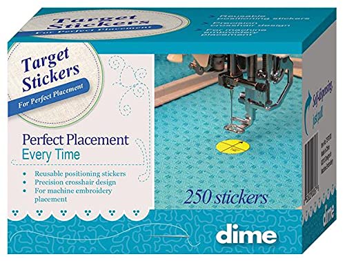【中古】【未使用・未開封品】Target Stickers for Perfect Placement Embroidery Target Stickers By Design 250 pk by Dime【メーカー名】【メーカー型番】【ブ...