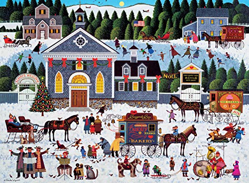 【中古】【未使用・未開封品】Buffalo Games Churchyard Christmas by Charles Wysocki Jigsaw Puzzle (1000 Piece)【メーカー名】【メーカー型番】【ブランド名】Buff...