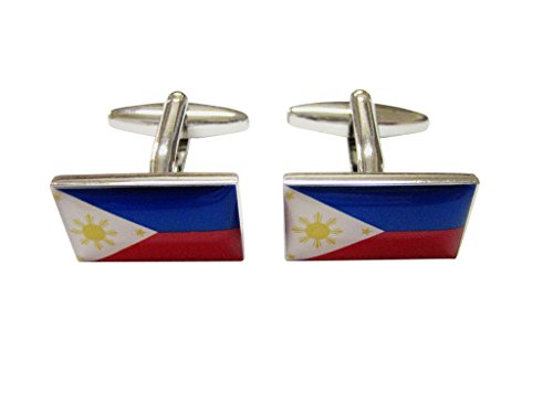 【中古】【未使用・未開封品】Philippines Flag Cufflinks【メーカー名】【メーカー型番】【ブランド名】Kiola Designs カフス, ビジネスアイテムストア 【商品説明】Philippines Flag Cuff...