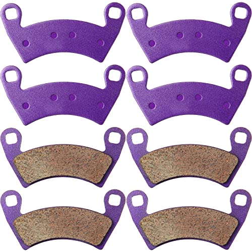 【中古】【未使用・未開封品】ECCPP FA452 ブレーキパッド フロントとリア カーボンファイバー交換用ブレーキパッドキット 適合車種: 2010-2014 Polaris Ranger 800,2008 2009 Polaris Ra...