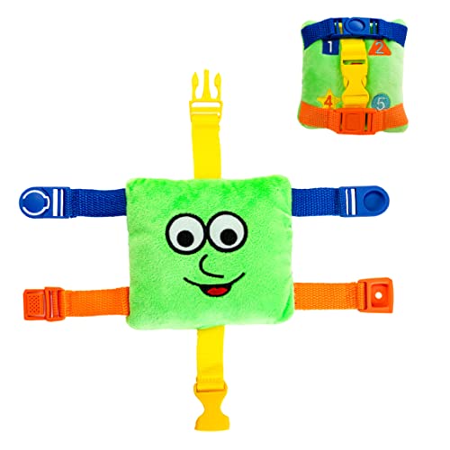 【中古】【未使用・未開封品】BUCKLE TOY Mini Buster - Toddler Early Learning Basic Life Skills Children's Plush Travel Activity by Buck...