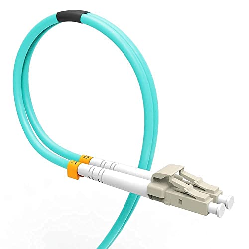 【中古】【未使用・未開封品】VANDESAIL ファイバーパッチケーブル 10Gギガビット光ファイバーケーブル LC-LCマルチモード付き OM3 デュプレックス 50/125 OFNP 1M ブルー TX3【メーカー名】【メーカー型番】【...