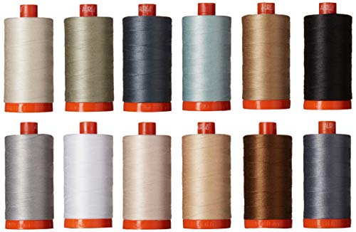 【中古】【未使用・未開封品】Christa Quilts ピースとキルト ニュートラル Aurifil スレッドキット 12 大きなスプール 50 重量 CW50PQN12【メーカー名】【メーカー型番】【ブランド名】Aurifil ミシン,...