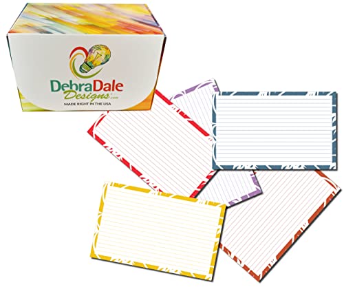 【中古】【未使用・未開封品】Debra Dale Designs???インデックスカードwith Printed Border???200カードサイズの選択とデザインルールドまたは空白???プレミアム140?# Heavy Thickインデ...
