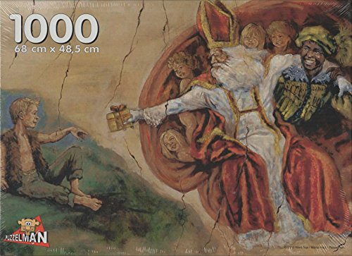 【中古】【未使用・未開封品】Puzzleman 1000?Pieceパズル???Saint Nicholas with the Children by Marko Heijl【メーカー名】【メーカー型番】【ブランド名】George ジグソー...