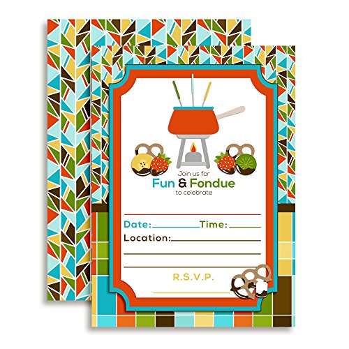 【中古】【未使用・未開封品】Fondue Party Themed Fill In Invitations set of 10 with envelopes【メーカー名】【メーカー型番】【ブランド名】Amanda Creation おもちゃ...