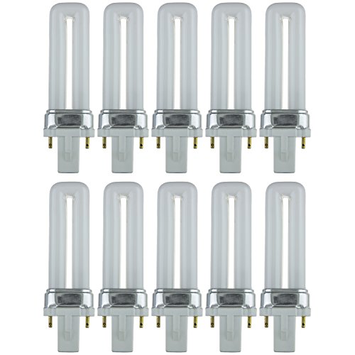 【中古】【未使用・未開封品】Sunlite PL5/SP27K/10PK 2ピン 蛍光灯 5W 2700K 温白色 U型 PL CFLツインチューブ プラグイン電球 G23口金 (10個パック)【メーカー名】【メーカー型番】【ブランド名】S...
