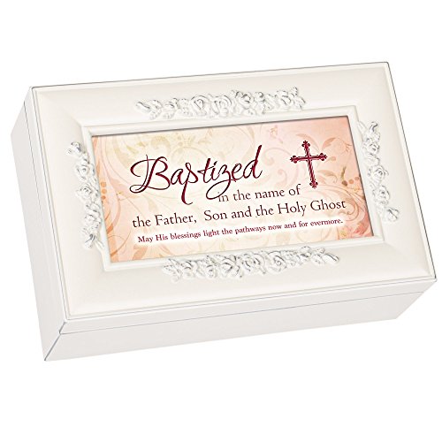【中古】【未使用・未開封品】Baptized父息子Holy Ghost光沢パール小柄ローズジュエリー音楽ボックスPlays Jesus Loves Me【メーカー名】【メーカー型番】【ブランド名】Cottage Garden Home & ...