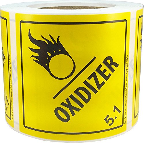 【中古】【未使用・未開封品】InStockLabels Hazardクラス5?d.o.t. Oxidizerラベル4?x 4インチ正方形500粘着ラベル【メーカー名】【メーカー型番】【ブランド名】InStockLabels.com Offi...