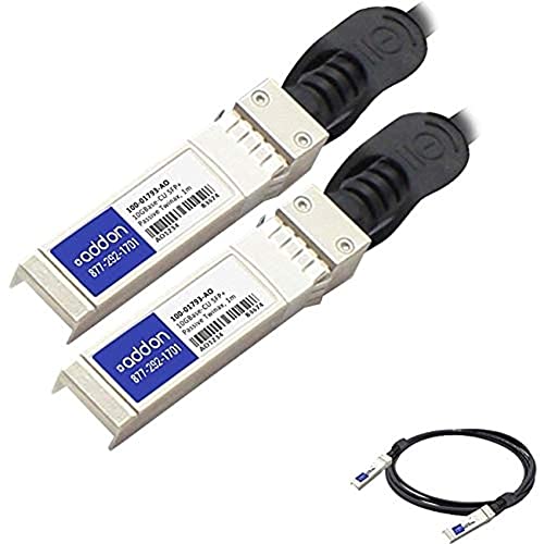 【中古】【未使用・未開封品】AddOn - 10GBase-CU direct attach cable - SFP+ (P) to SFP+ (P) - 3.3 ft - twinaxial - passive【メーカー名】【メーカー型番...