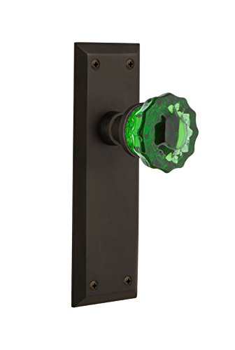 【中古】【未使用・未開封品】新しいYorkドアセットwith Colored Flutedクリスタルガラスノブ Privacy - 2.75 724752 1【メーカー名】【メーカー型番】【ブランド名】Nostalgic Warehouse...