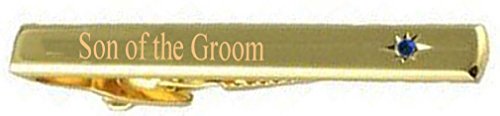【中古】【未使用・未開封品】Son of the Groom Weddingタイトルゴールドタイクリップバーブルーサファイアクリスタルinポーチ【メーカー名】【メーカー型番】【ブランド名】Select Gifts(セレクト ギフトス) タイ...